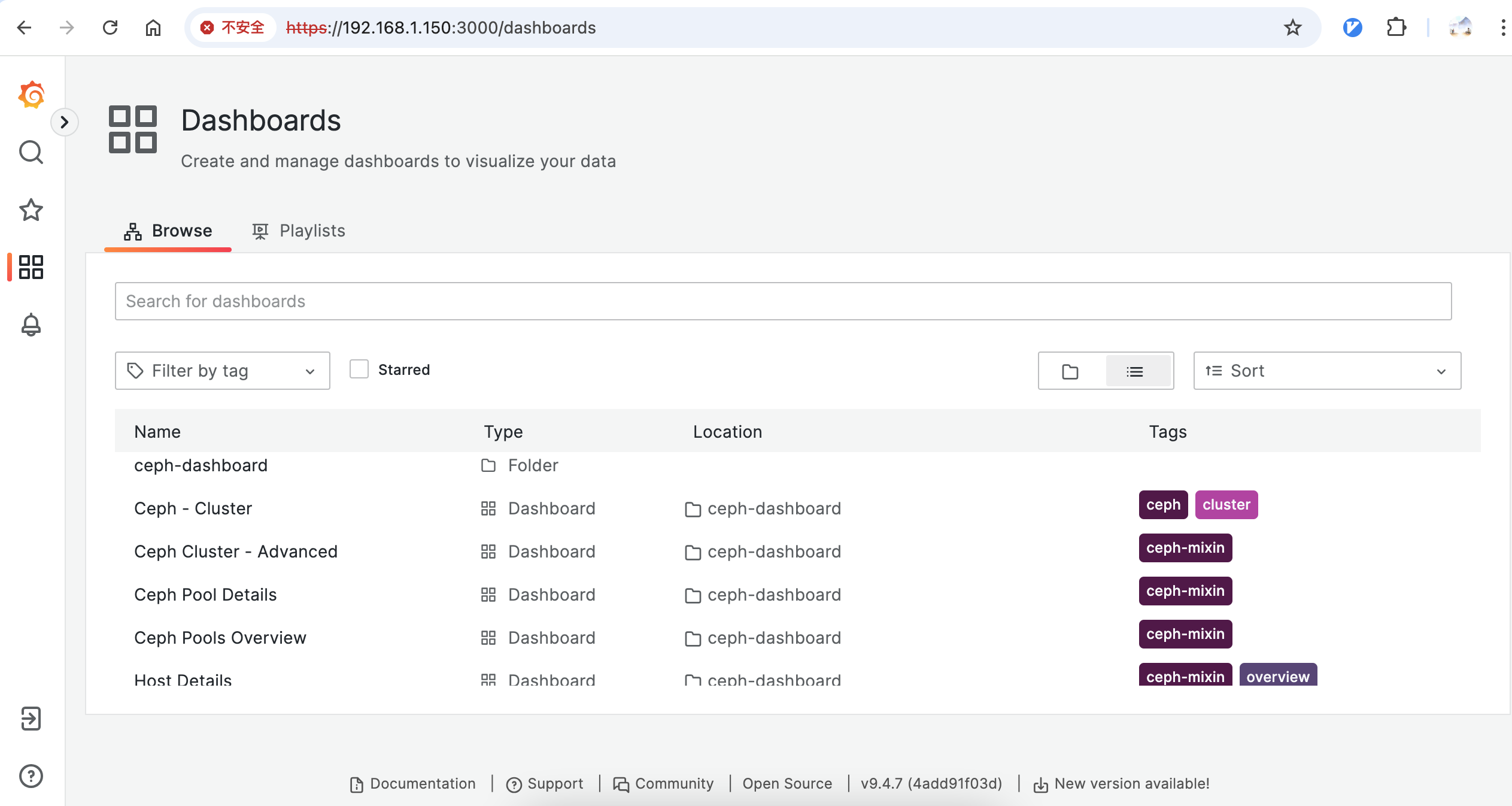 Ceph学习笔记（二） -- 集群部署和相关命令 | Known unknowns